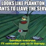 Plankton Therapy Meme Generator - Imgflip