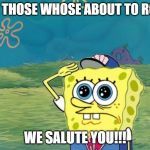 Spongebob salute Meme Generator - Imgflip