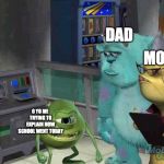 Mike wazowski trying to explain Meme Generator - Imgflip