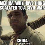 first time Meme Generator - Imgflip