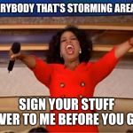 Oprah You Get A Blank Meme Template - Imgflip