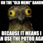 Weird Stuff I Do Potoo Meme Generator - Imgflip