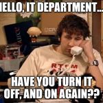 IT Crowd Meme Generator - Imgflip