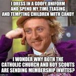 Creepy Condescending Wonka Blank Meme Template - Imgflip
