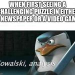 kowalski, analysis Meme Generator - Imgflip