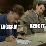 Mr bean copying Meme Generator - Imgflip