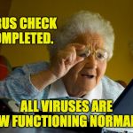 Old lady at computer finds the Internet Meme Generator - Imgflip