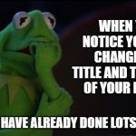 Kermit worried face Meme Generator - Imgflip