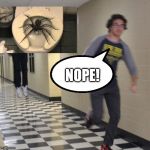 Running away in hallway Meme Generator - Imgflip