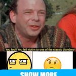 You fool! You fell victim to one of the classic blunders! Blank ...