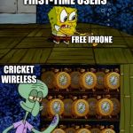 Spongebob vs Squidward Alarm Clocks Meme Generator - Imgflip