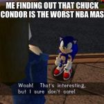 woah that's interesting but i sure dont care Meme Generator - Imgflip