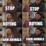 Friends Joey teached french Meme Generator - Imgflip