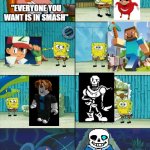 Spongebob shows Patrick Garbage Meme Generator - Imgflip