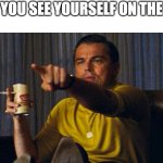 Leo pointing Meme Generator - Imgflip