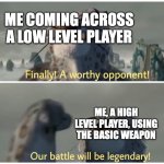 Our Battle Will Be Legendary Blank Template - Imgflip