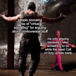 Pink Guy vs Bane Meme Generator - Imgflip