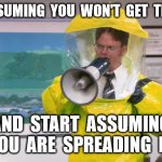 Dwight Hazmat Meme Generator - Imgflip