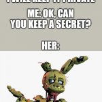 derpy springtrap Meme Generator - Imgflip