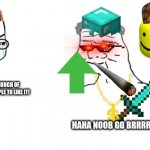 nooo haha go brrr Blank Template - Imgflip