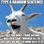 Laughing Goat Meme Generator - Imgflip