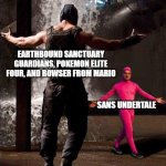 Pink Guy vs Bane Meme Generator - Imgflip