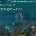 Thanos Impossible Meme Generator - Imgflip