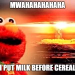 elmo nuclear explosion Meme Generator - Imgflip