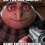 Gru with Gun Blank Template - Imgflip