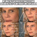 CONFUSED MATH LADY Meme Generator - Imgflip