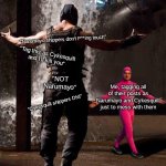 Pink Guy vs Bane Meme Generator - Imgflip