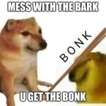 Doge bonk Blank Template - Imgflip