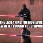 Darth Maul Double Sided Lightsaber Meme Generator - Imgflip