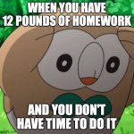 Rowlet Meme Template Meme Generator - Imgflip