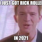 rick roll Meme Generator - Imgflip