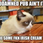 Grumpy Cat Table Blank Meme Template - Imgflip