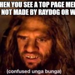 Confused Unga Bunga Meme Generator - Imgflip