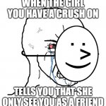 Pretending To Be Happy, Hiding Crying Behind A Mask Meme Generator ...