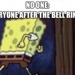 Spongebob running Meme Generator - Imgflip
