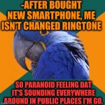 Paranoid Parrot Meme Generator - Imgflip