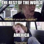 Why Can't You Just Be Normal Meme Generator - Imgflip