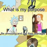 What's My Purpose - Butter Robot Meme Generator - Imgflip