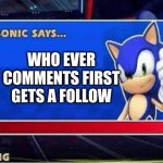 Sonic Says Meme Generator - Imgflip