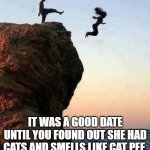 Kicking off Cliff Meme Generator - Imgflip