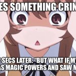 anime realization Meme Generator - Imgflip