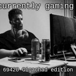 Gigachad On The Computer Meme Generator - Imgflip