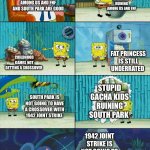 Spongebob shows Patrick Garbage Meme Generator - Imgflip