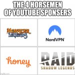The 4 horsemen of Meme Generator - Imgflip