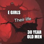 Man giving sword to larger man Meme Generator - Imgflip