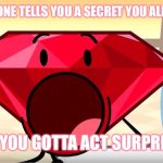 BFDI Ruby Meme Generator - Imgflip